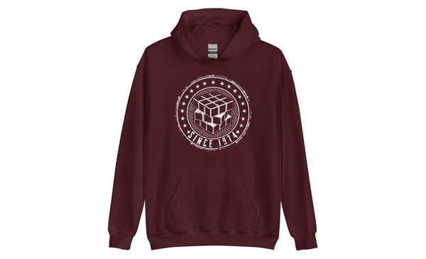 Since 1974 (Dark) - Rubik's Cube Hoodie | Rubik's Cube Clothing | SpeedCubeShop