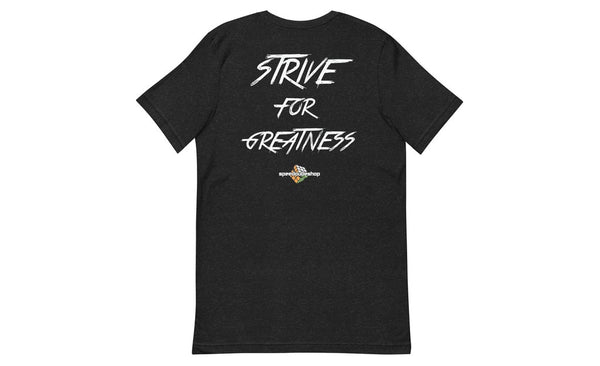 Vintage Strive for Greatness Double-Sided Shirt | Rubik's Cube Clothing ...