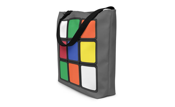 Big Cube Rubik's Cube Tote Bag with Pocket | Cube Bags & Cases ...